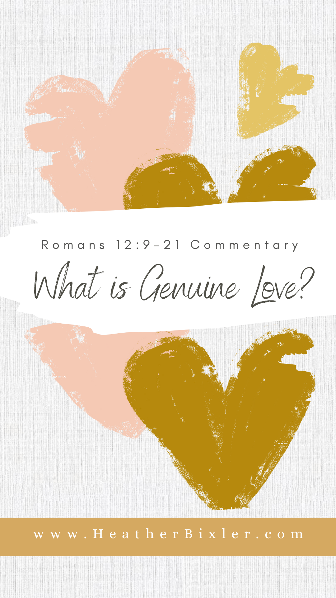 Romans 12:9-21 Commentary A Look at What Genuine Love is